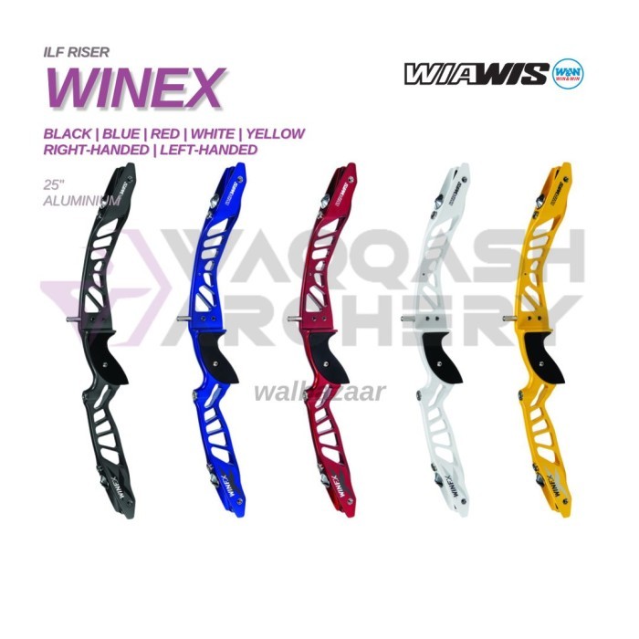 Jual WIAWIS WINEX 25" ILF RISER Recurve Bow Original | Shopee Indonesia