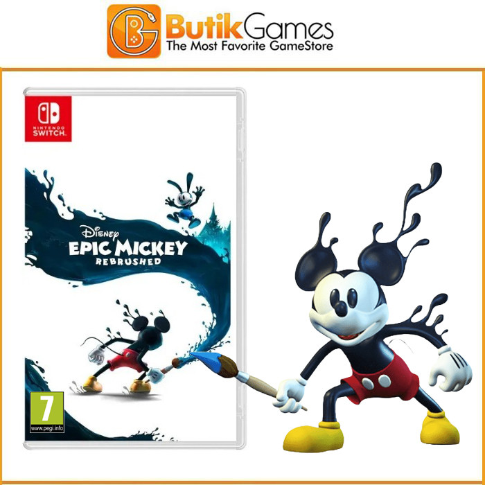 Jual Disney Epic Mickey Rebrushed Nintendo Switch | Shopee Indonesia