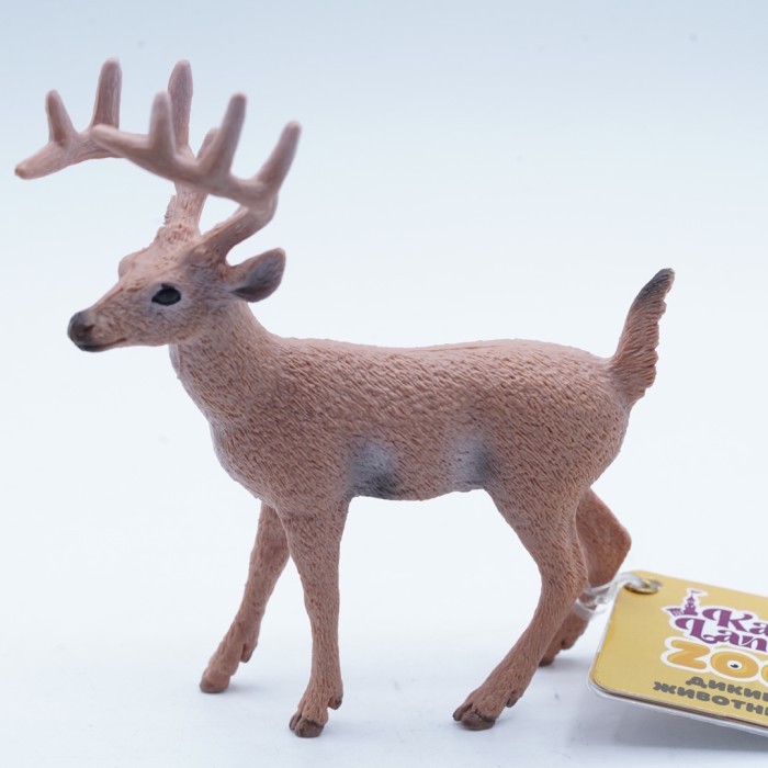 Jual KORI White Tailed Buck Rough Finish Anak Rusa Deer Lying Mainan ...