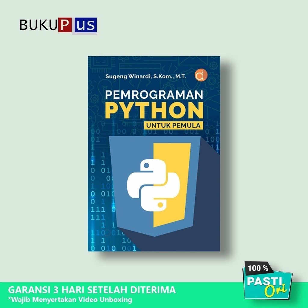 Jual Buku Pemrograman Python untuk Pemula - Original - Deepublish | Shopee Indonesia