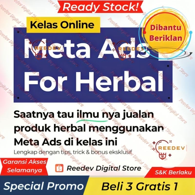 Jual [Original Free Update] Meta Ads WInning For Herbal - Asegi Digital ...