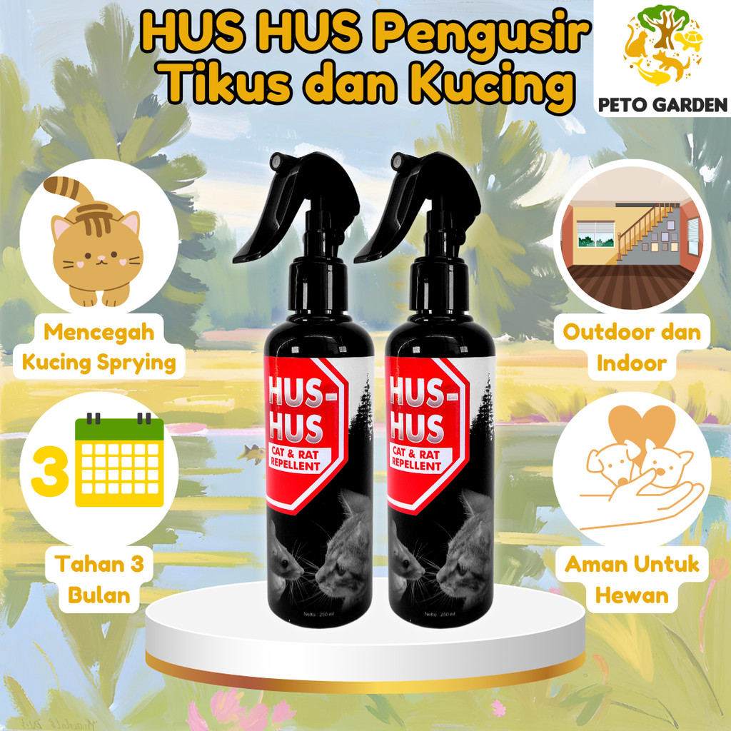 Jual HUS HUS 250 ML | Anti Buang Kotoran Sembarangan Pengusir Tikus RAT ...