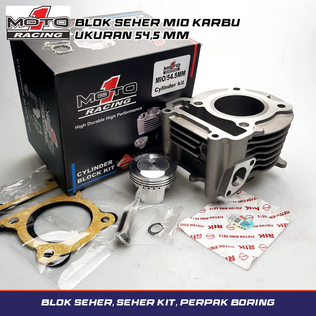 Jual BLOK SEHER MOTO1 MIO KARBU 54,5 / 58,5 MM CASTING 59MM FORGED CERAMIC / KERAMIK BLOK BORE ...