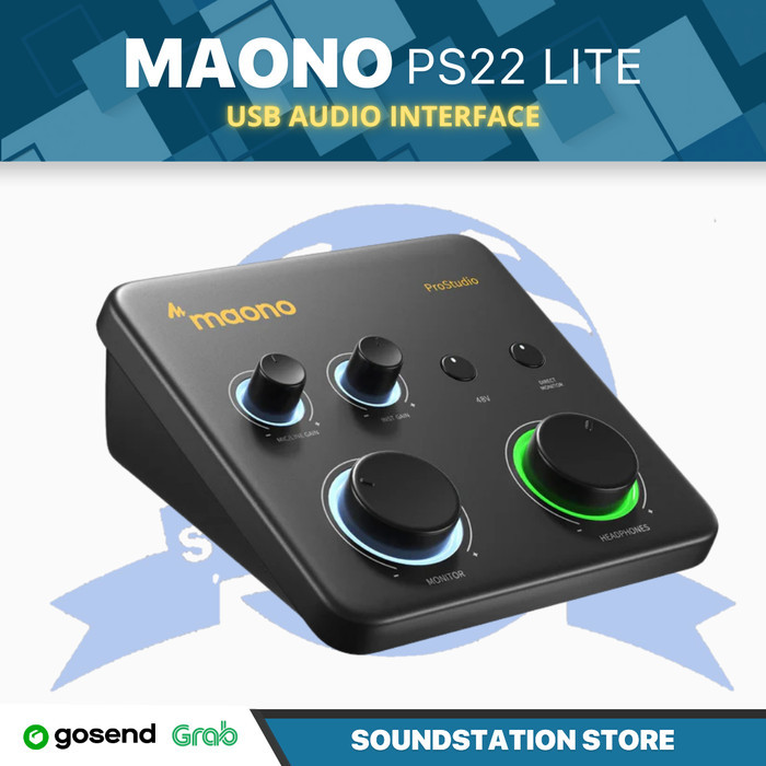 Jual Maono PS22 Lite USB Audio Interface - Soundcard Recording | Shopee ...