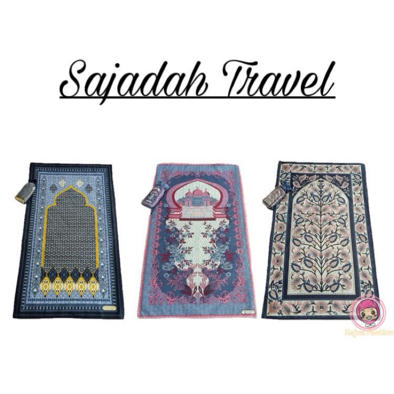 Jual AS SAJADAH TRAVEL JUMBO / Sajadah UKURAN 105x60 / Sajadah Traveler ...