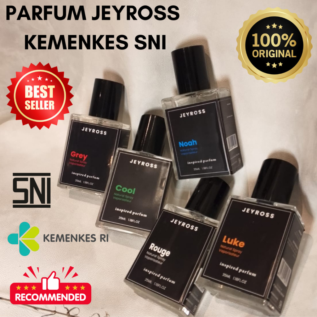 Jual [FUKU] Parfum Viral Parfum JEYROSS Grey Noah Rouge Luke Cool TAHAN ...