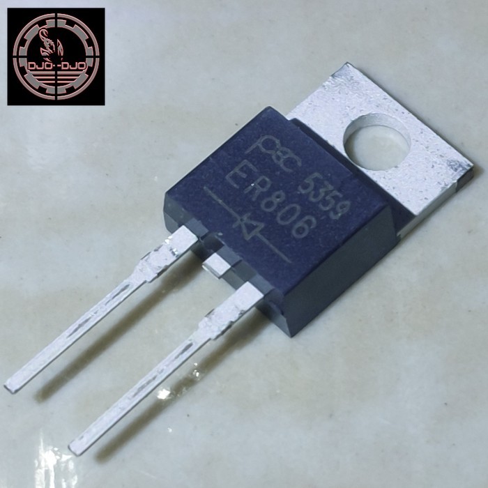 Jual ER806 To-220 ER 806 PEC Panjit 1MHz 8A 600V Fast Recovery Diode Rectifier ERB06 ER80G Dioda ...