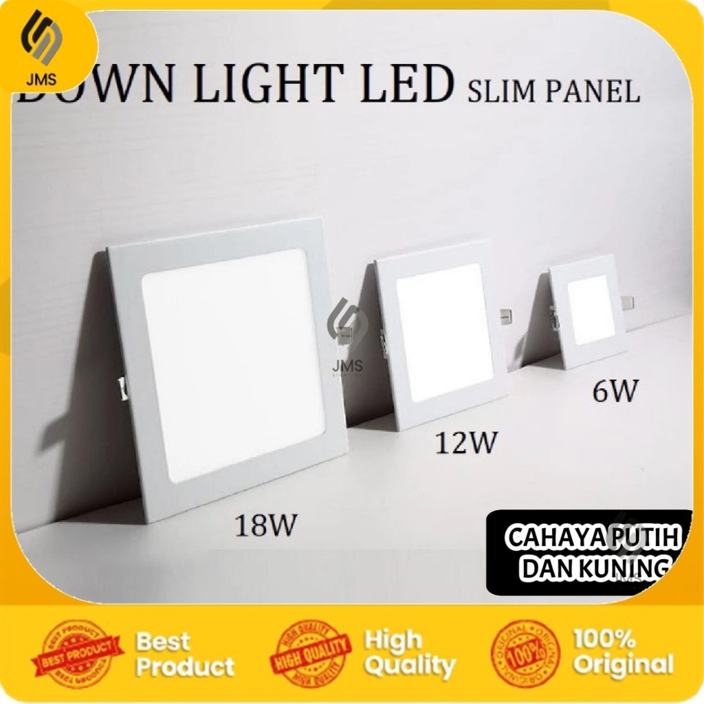 Jual Lampu Led Panel Slim Inbow Kotak Bulat 3W 6W 8W 12W 18W KOTAK ...