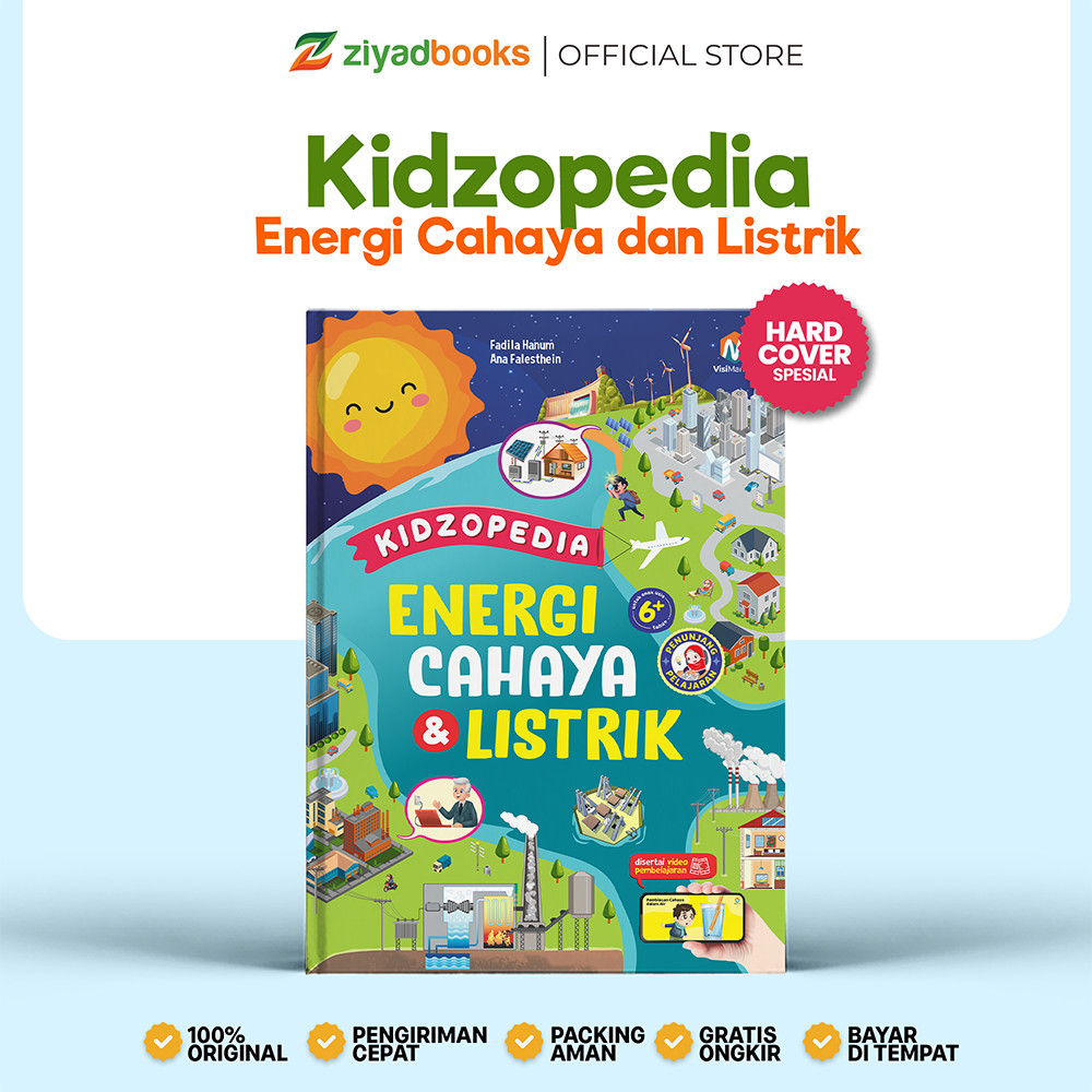 Jual Ziyadbooks - Buku Edukasi Anak - Kidzopedia Energi Cahaya dan Listrik - Hard Cover | Shopee ...