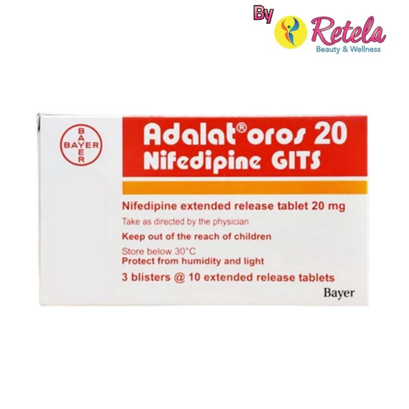 Jual ADALAT OROS 20MG 1 BLISTER 10 TABLET | Shopee Indonesia