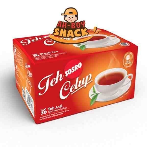 Jual TEH CELUP SOSRO ISI 30 PER BOX / BLACK TEA SOSRO 30S / TEH SOSRO ...