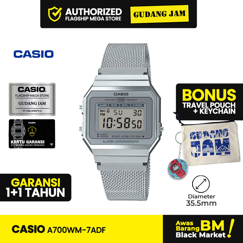 Jual Jam Tangan Casio A700WM-7ADF A700WM A700 | Shopee Indonesia
