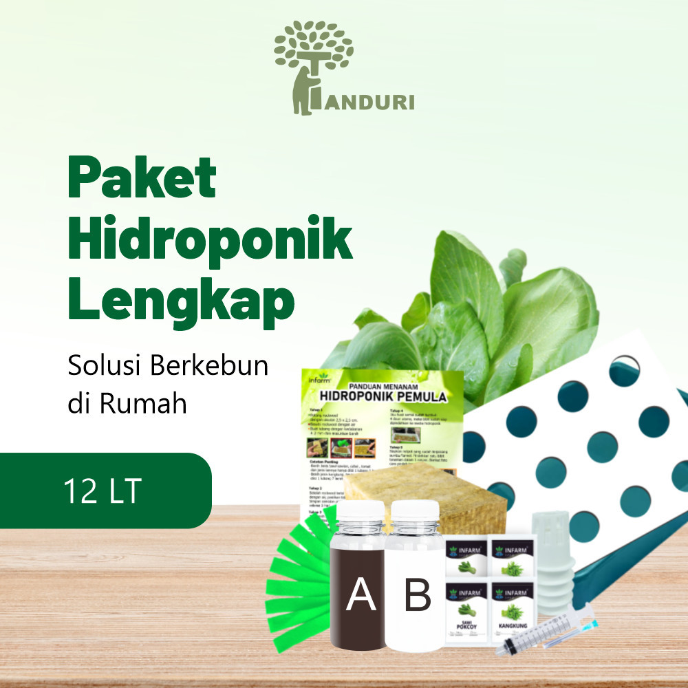 Jual Paket Hidroponik Pemula Lengkap Paket Hidroponik Lengkap 12 Lubang Premium Starter Kit Free ...