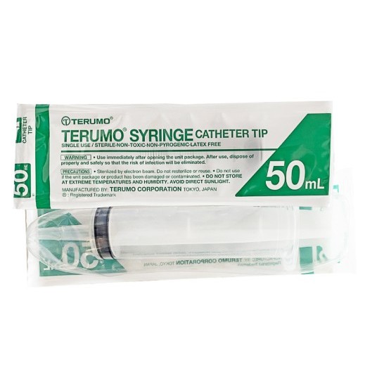 Jual Terumo - Syringe 50ml Terumo Lubang Tengah / Catheter Tip isi 20 ...