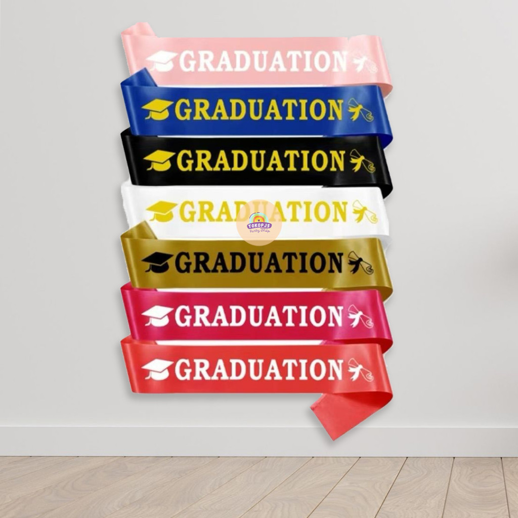 Jual Selempang Sash Wisuda / Graduation / Kelulusan Satin Panjang 2 ...
