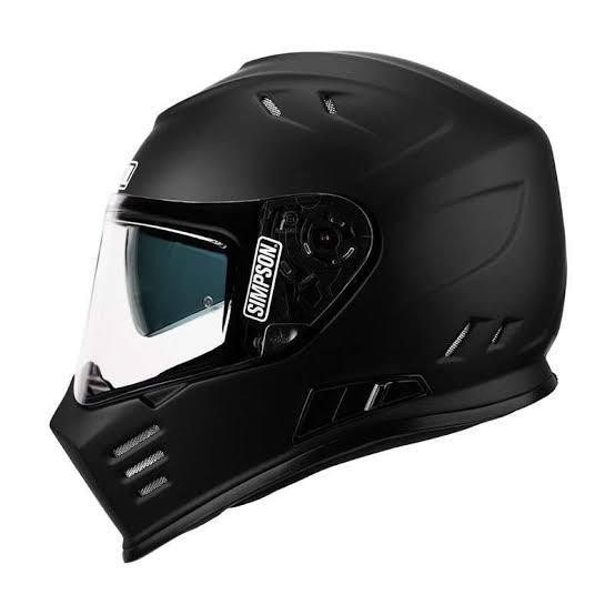 Jual Helm Simpson Venom Black Matt Size L | Shopee Indonesia