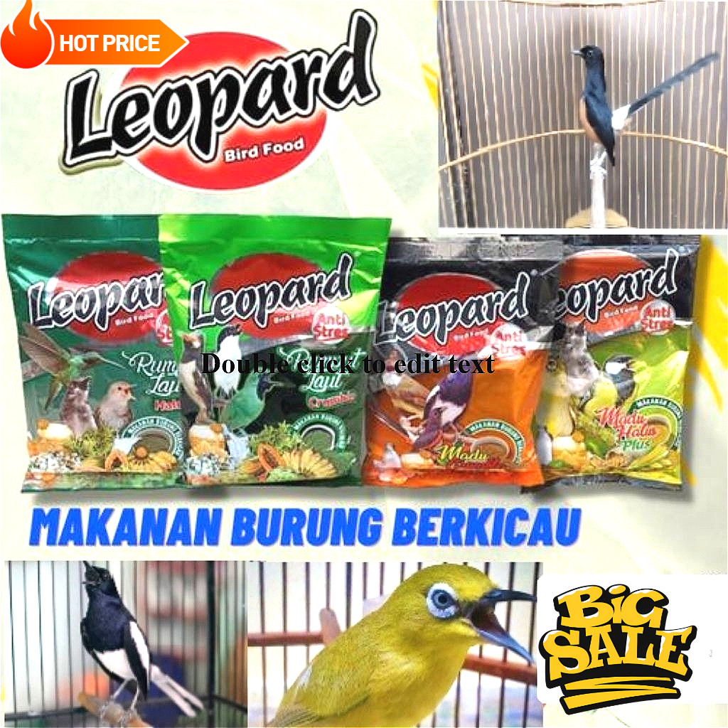 Jual Voer Leopard Kasar dan Halus|| Pur Leopard Pakan Burung Bernutrisi ...