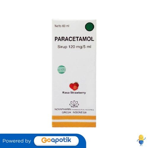 Jual Paracetamol Novapharin 120 Mg/5 Ml Sirup 60 Ml | Shopee Indonesia
