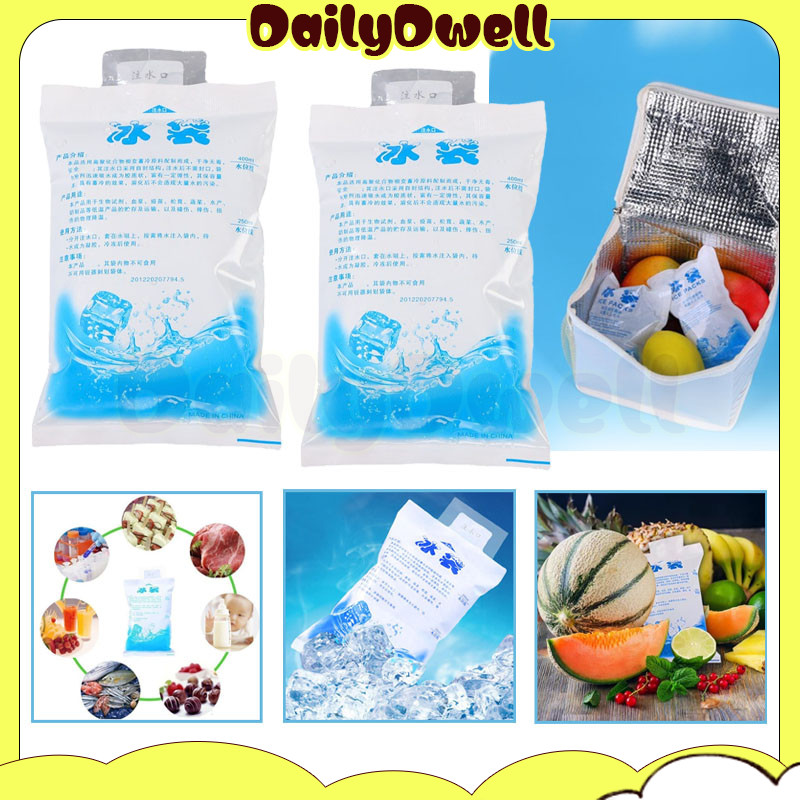 Jual ice gel pack gabag 200 / 400 ml /kantong air es batu pendingin ...