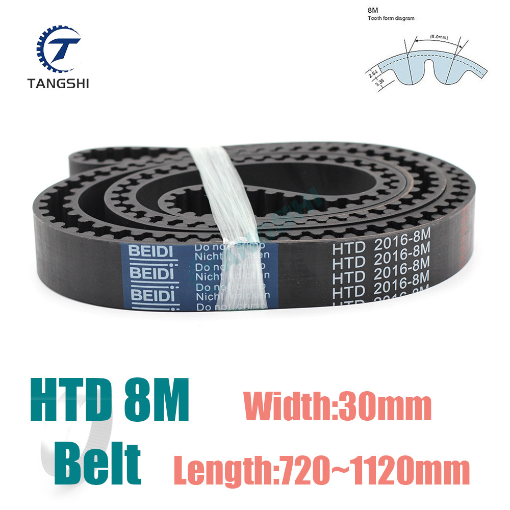 Jual HTD 8M Closed Loop Timing Belt Width 30mm Length 720 728 736 744 ...