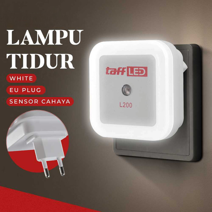 Jual Lampu Tidur Led Dinding Kamar Colok Mini Sensor Cahaya Cool White ...