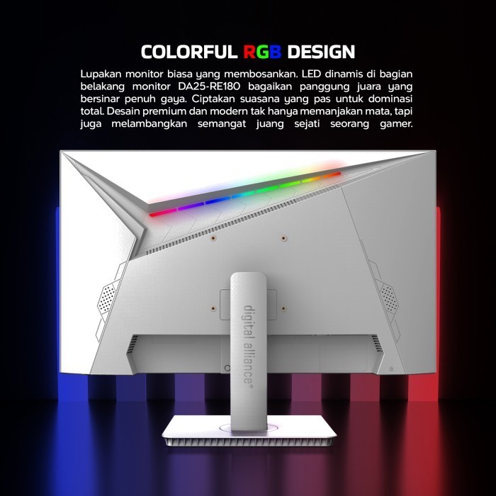 Jual DIGITAL ALLIANCE GAMING MONITOR 25 INCH IPS FHD 1080P 1MS 180HZ ...