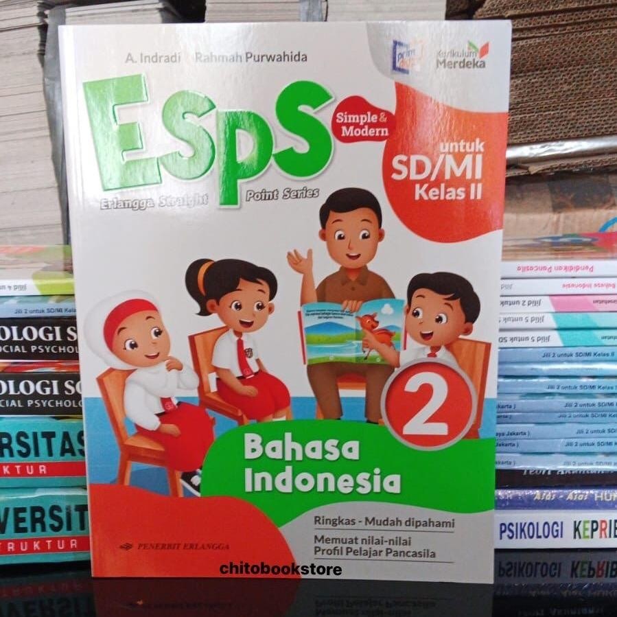 Jual Buku ESPS 2 Erlangga Straight Point Series BAHASA INDONESIA untuk SD/MI Kelas II (2 ...