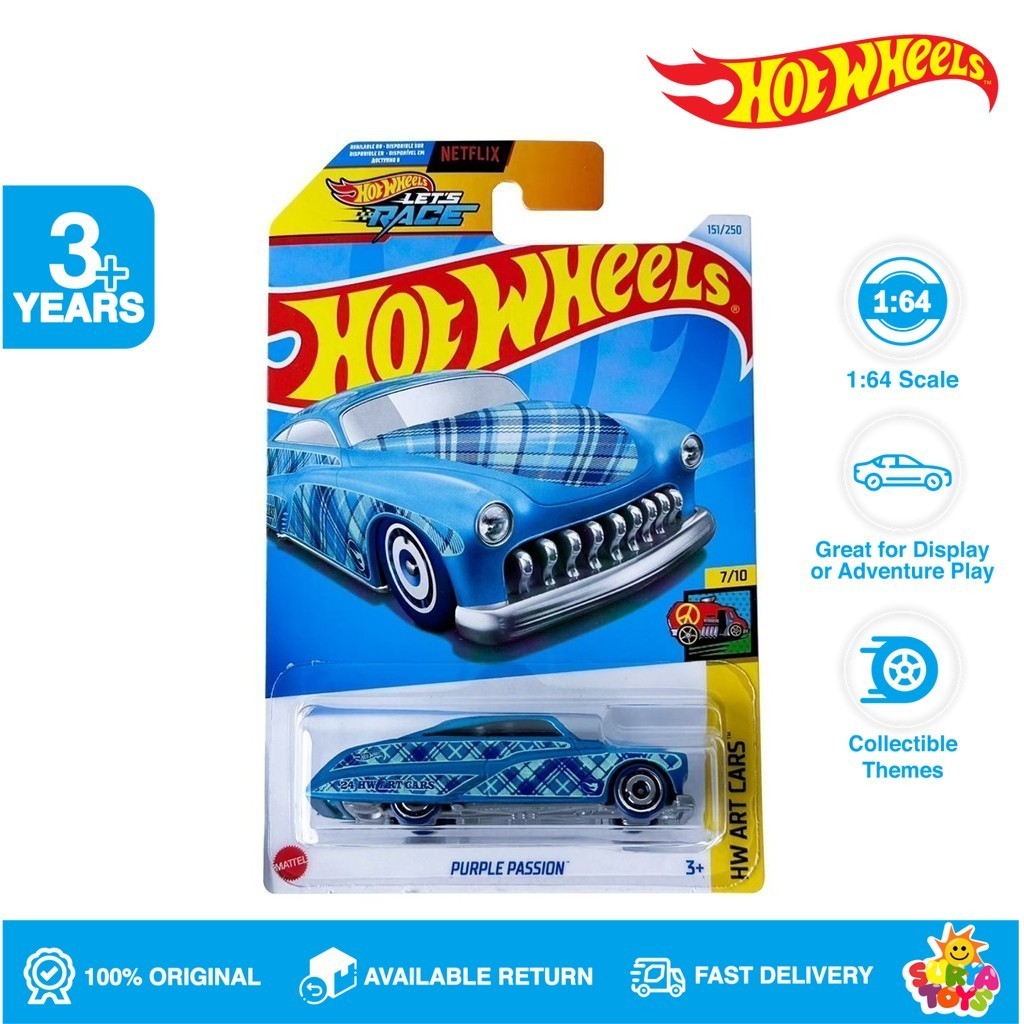 Jual Hot Wheels Treasure Hunt Reguler Purple Passion Lot H 2024