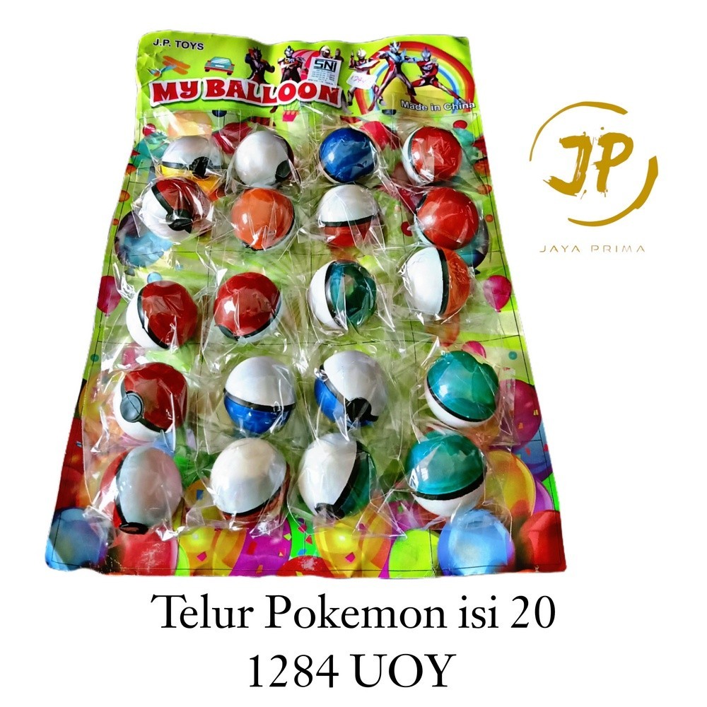 Jual MAINAN ANAK TELUR POKEMON ISI 20 PCS | Shopee Indonesia