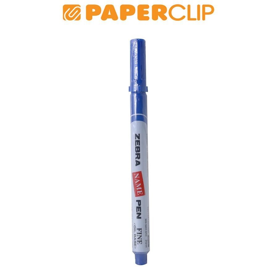Jual SPIDOL / MARKER ZEBRA NAME PEN BLUE | Shopee Indonesia