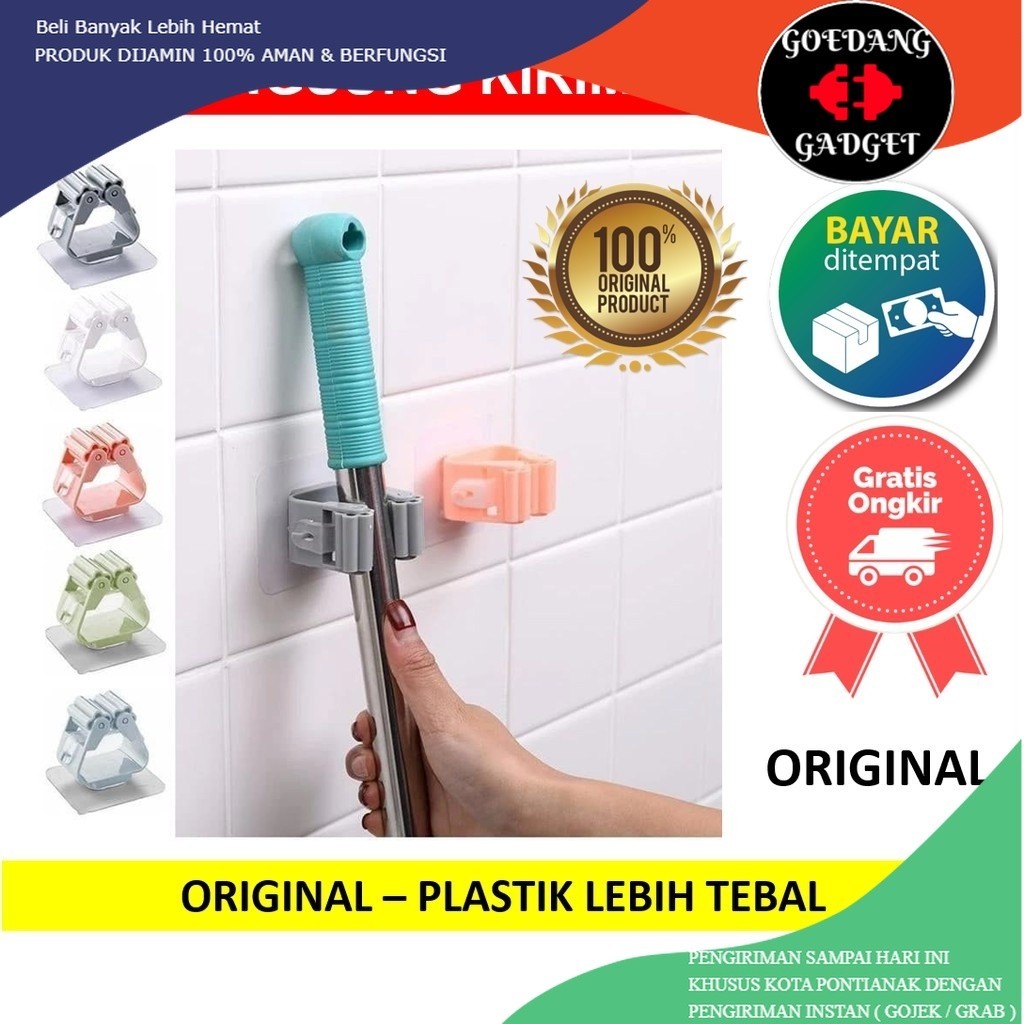 Jual GANTUNGAN SAPU HOLDER PENGGANTUNG SAPU BROOM MOP ALAT PENJEPIT ...