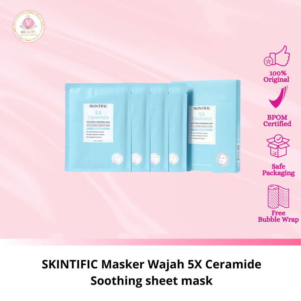 Jual YF BEAUTY SKINTIFIC Masker Wajah 5X Ceramide Soothing and ...