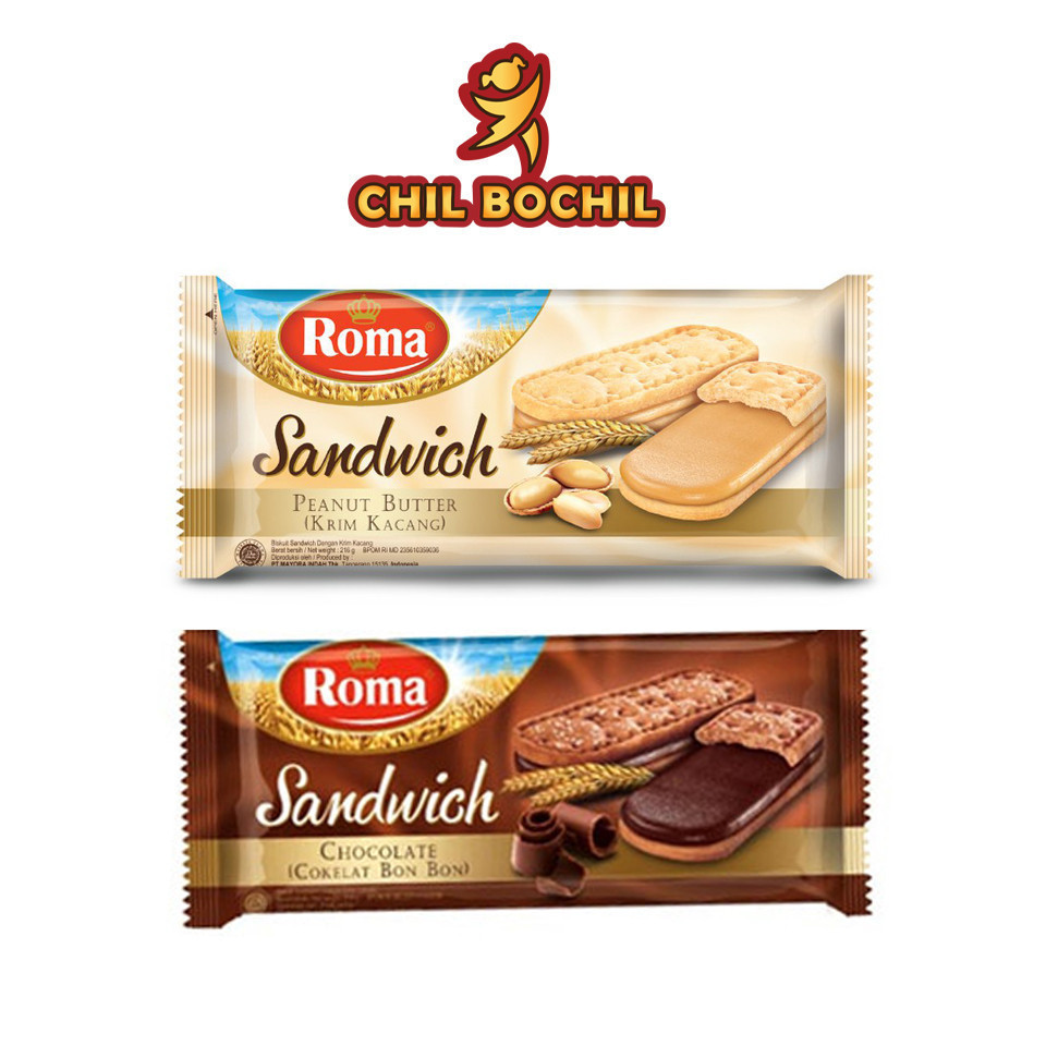 Jual BISKUIT ROMA SANDWICHI - ALL VARIAN - PEANUT BUTTER & SANDWICHI ...