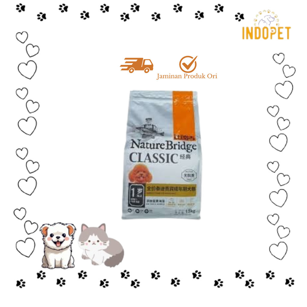 Jual NATURE BRIDGE CLASSIC POODLE PUPPY DOG 1,5KG | Shopee Indonesia