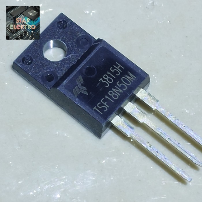 Jual TSF18N50M To-220f TrueSemi TSF18N50 TSF 18N50 Mosfet 18A 500V N ...