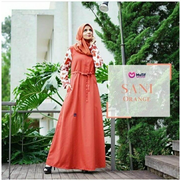 Jual MUTIF Gamis Dewasa Sani | Shopee Indonesia