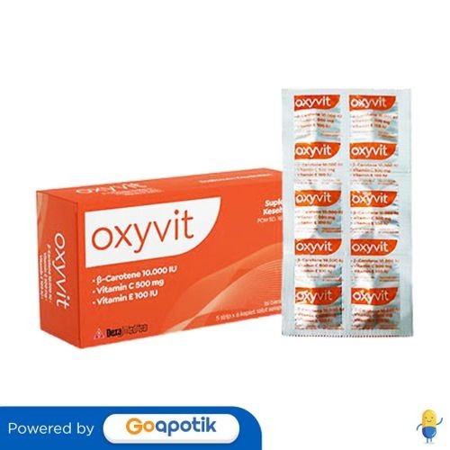 Jual Oxyvit Strip 6 Kaplet / Vitamin A, C & E | Shopee Indonesia