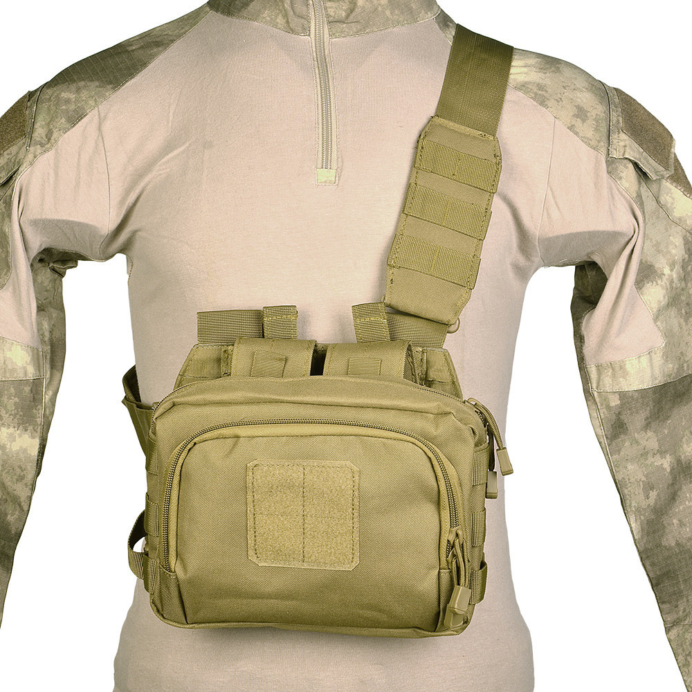 Jual Tactical 2 Banger Bag Messenger Range Bags Quick Release Carryall ...