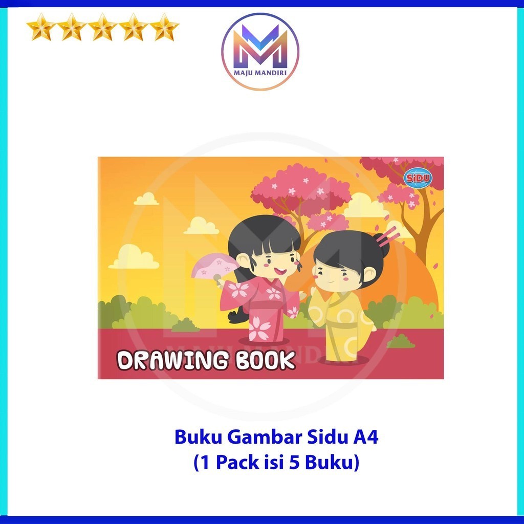 Jual Buku Gambar Sidu A4 / Drawing Book Per Pack Isi 5 Buku | Shopee ...