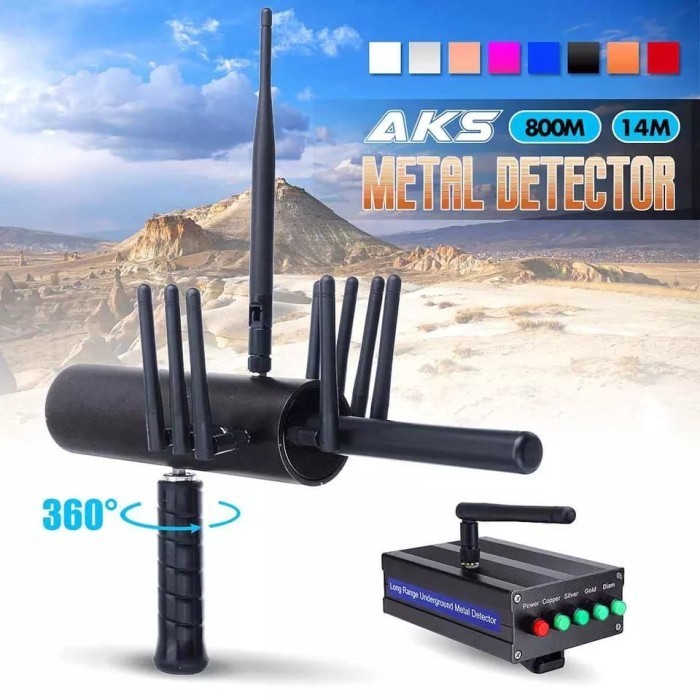 Jual Metal Detector 10 Antenna High Sensitivity Silver Gold Detector ...