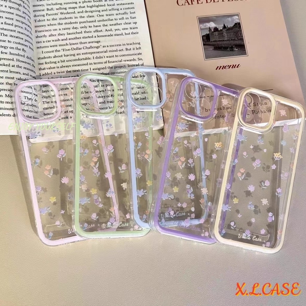 Jual Casing Lembut Transparan Bunga Segar Warna-warni Untuk Redmi 14C 13C 10A A3 9A 9C 12 9T 12C ...