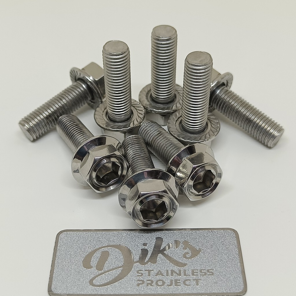 Jual Baut step footstep injekan motor nouvo lele bagian kiri stainless ...