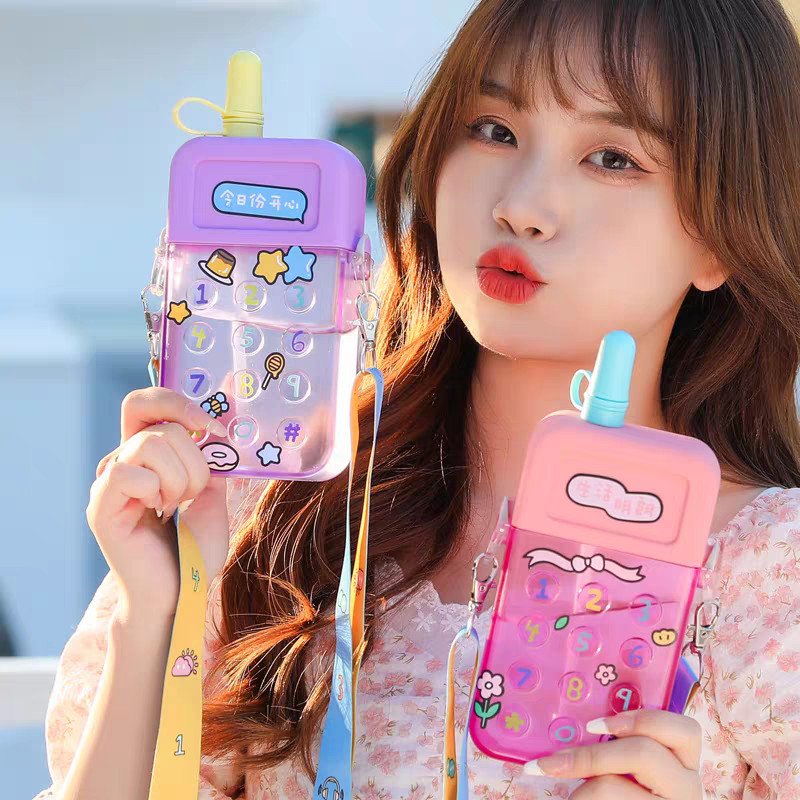 Jual GS Kids - Handphone Bottle 300ML with Stickers | Botol Minum Anak ...