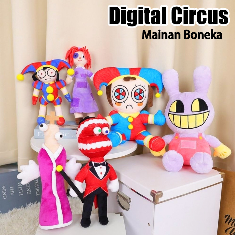 Jual Boneka Pomni Jax Digital Circus Mainan Boneka Pomni DIgital Circus ...