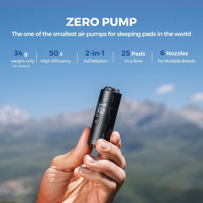 Jual FLEXTAILGEAR Zero Pump Portable Air Pump For Inflatables Ultra Mini Electric Pump Sleeping ...
