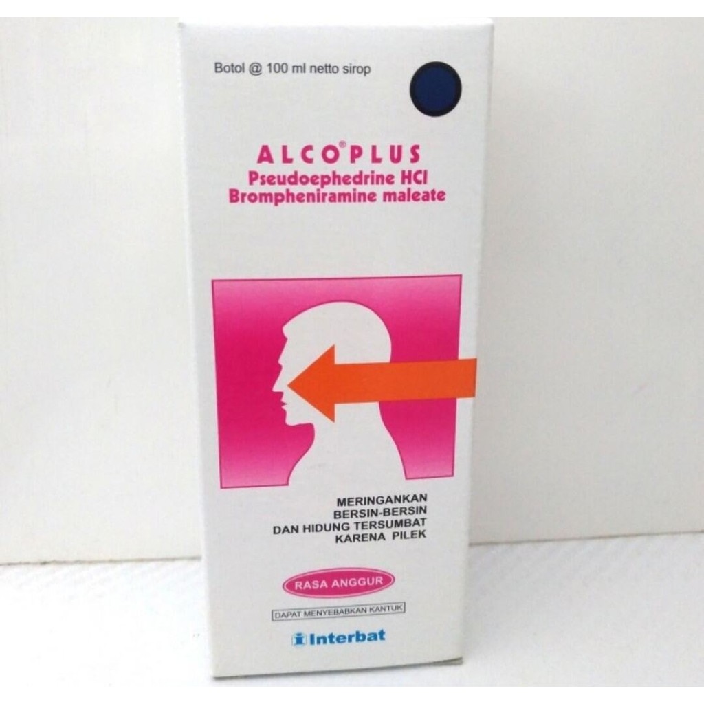 Jual alco plus sirup syrup 100ml obat batuk pilek dewasa | Shopee Indonesia