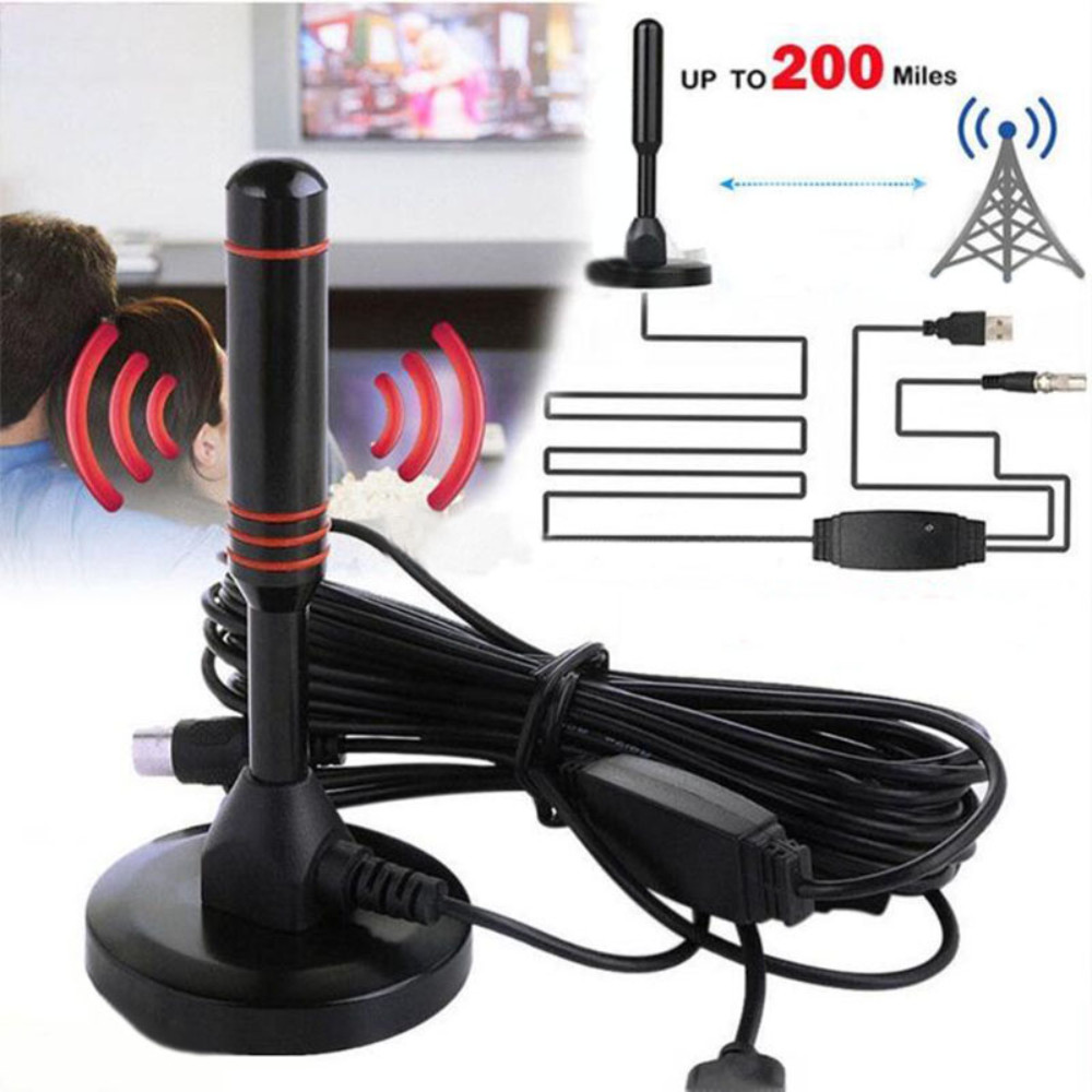 Jual Portable HD TV Antenna Digital HD Aerial 30DBI HD Digital TV ...