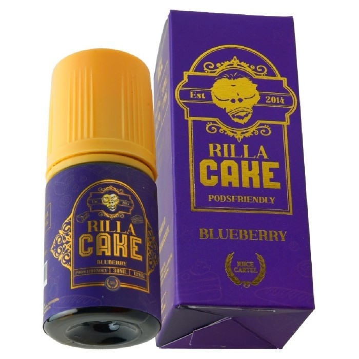 Jual Liquid Vape Rilla Cake V4 Blueberry Pods Friendly 12MG 30ML By IJC ...