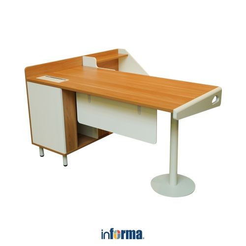Jual Informa Sieben Meja Kantor Sisi Kanan 150 cm - Cokelat Office ...