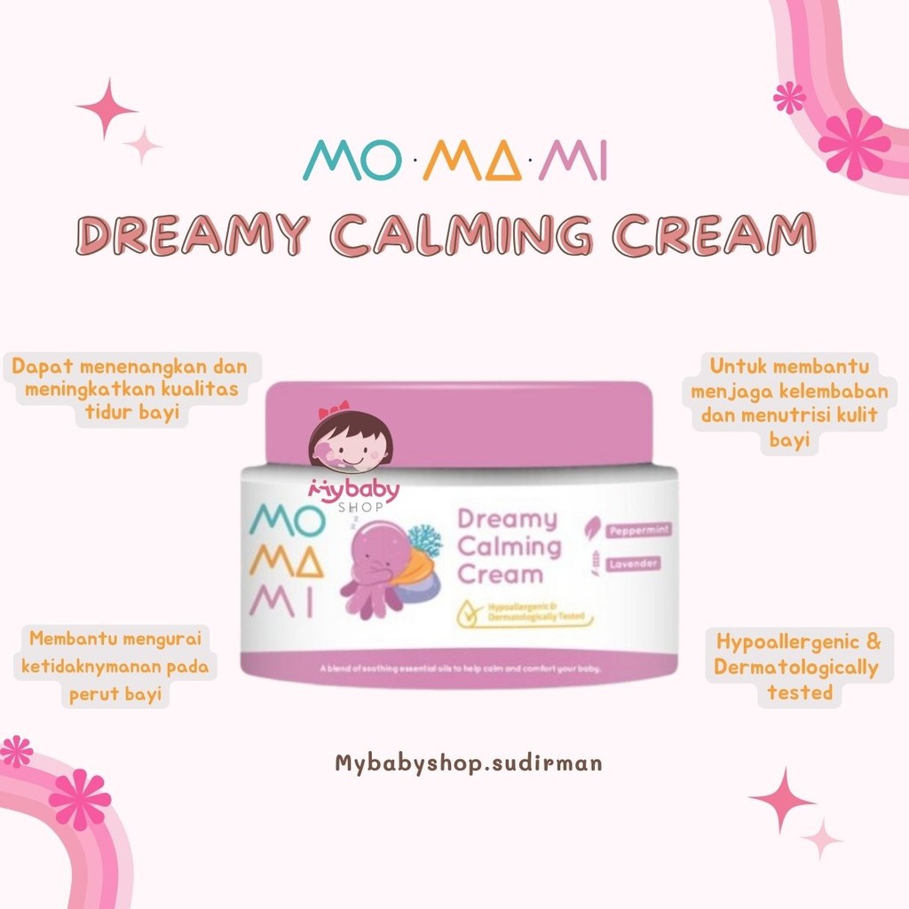 Jual Momami Dreamy Calming Rub Cream 50g - Balsam baby | Shopee Indonesia
